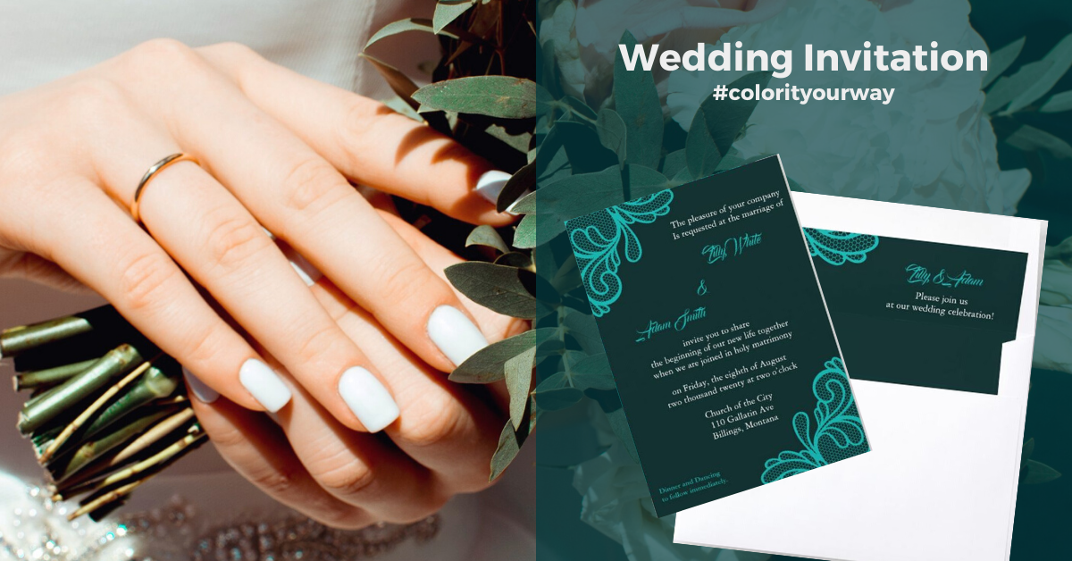 Turquoise wedding invitations 60 photos - Astyledwedding.com