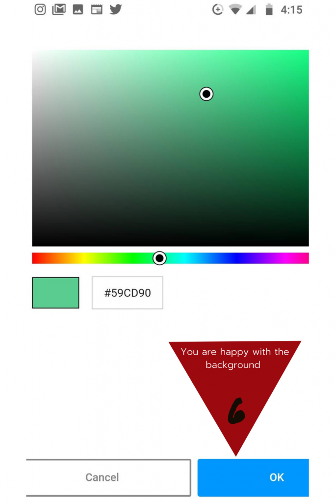 How To Select A Custom Background Color For A POD Product