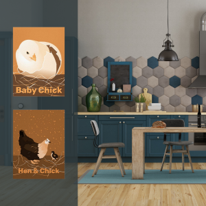 Chicken Wall Decor Complete The Kitchen Decor • KBM D3signs