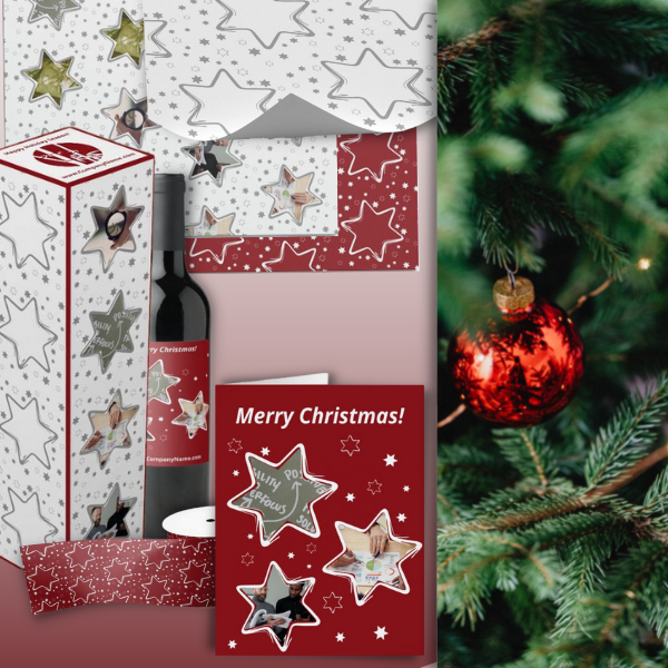Custom Christmas Wrapping Paper, Christmas Cards, and Supplies • KBM ...