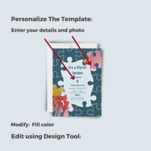 Kids' Birthday Party Invitations • KBM D3signs