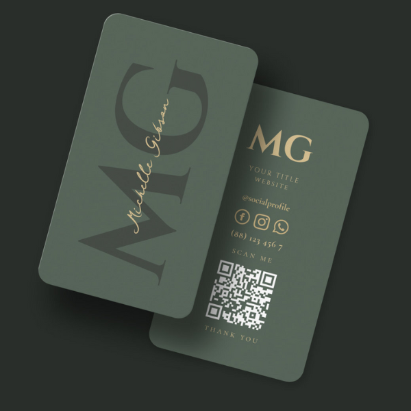 Green Business Cards and Their Professional Appeal • KBM D3signs