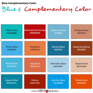 Different Shades of Blue in Interior Design • KBM D3signs