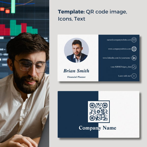 Business Card With QR Code The Power of Innovation • KBM D3signs