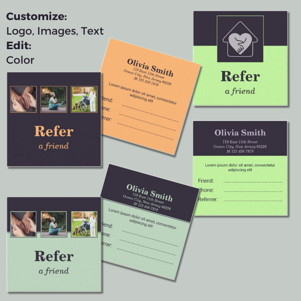 Refer a Friend Cards The Magic of in Person Recommendations • KBM D3signs