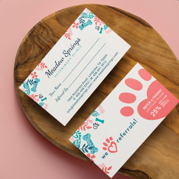 Refer a Friend Cards The Magic of in Person Recommendations • KBM D3signs