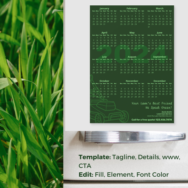 Custom Calendar Magnets for Your Fridge - Stay top of Mind • KBM D3signs