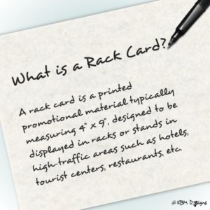 What Is A Rack Card? - How To Boost Your Small Business • KBM D3signs