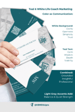 How To Choose A Life Coach Business Card Template • KBM D3signs