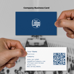 Brand Color Blue : Business Card Designs with an Edge • KBM D3signs