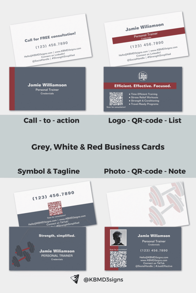 Gray Business Cards: Perfect Blending Of Sophistication, Versatility ...