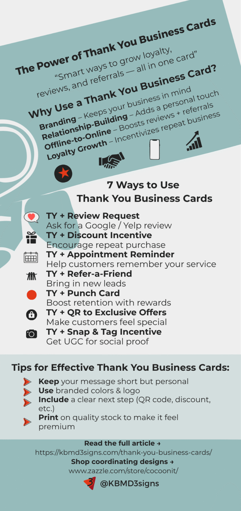 Thank You Business Cards What Are They & How To Use Them? • KBM D3signs