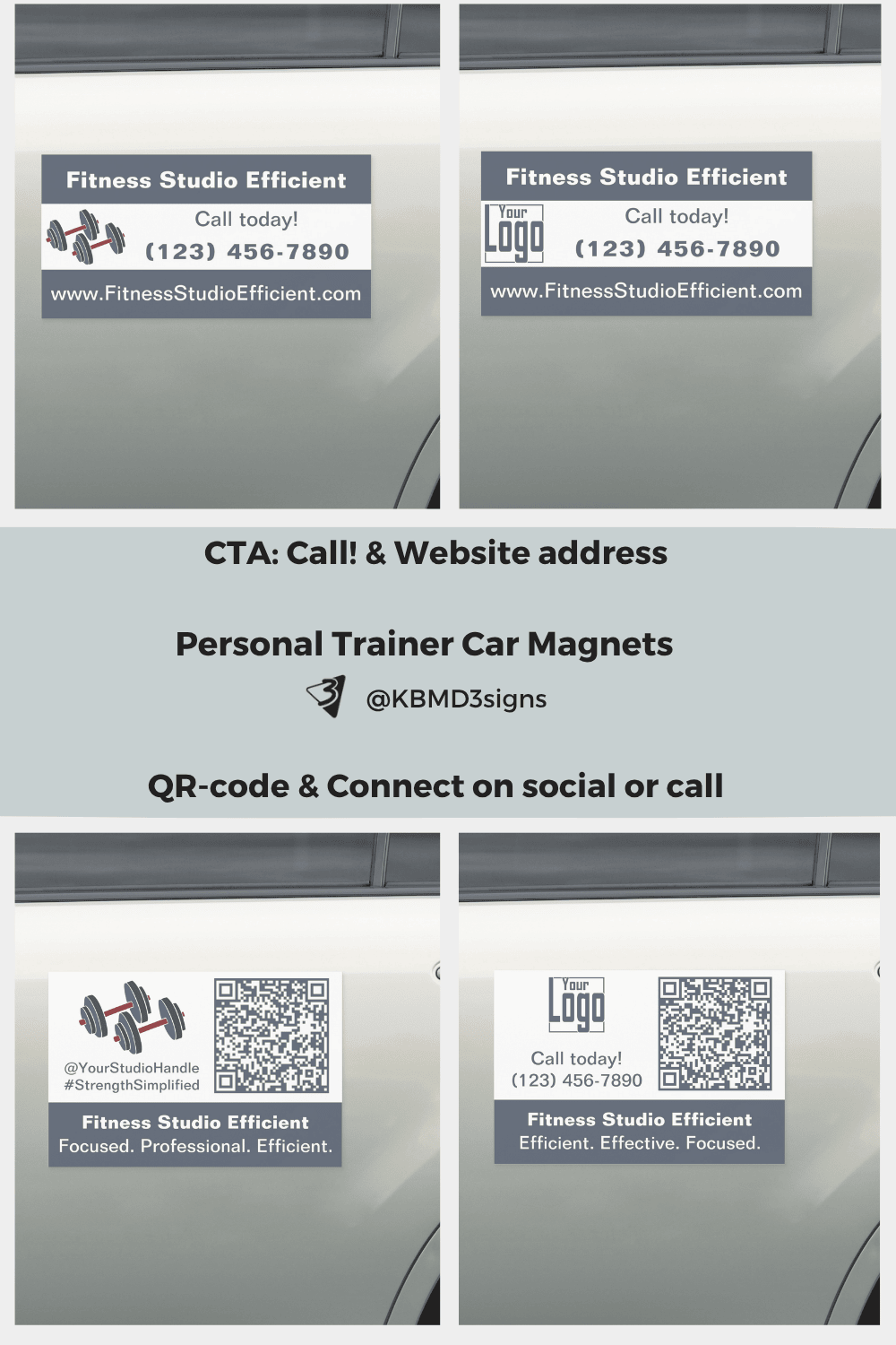 Personal Trainer Business Card & Marketing Guide 2025 • KBM D3signs